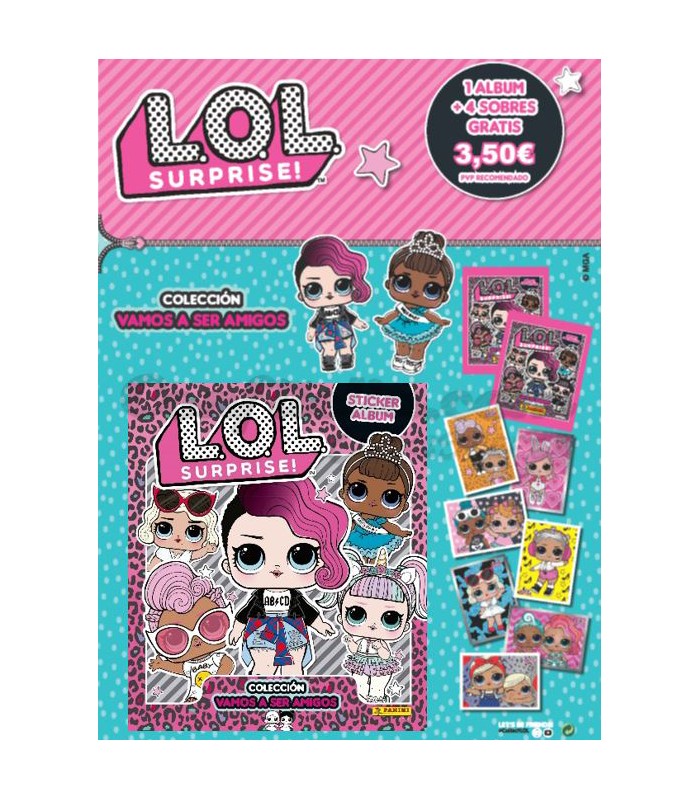 Panini Lol Surprise stickers launch pack - Confitelia.com