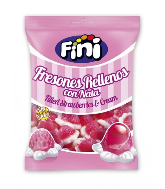 Strawberry and cream gummies Fini 85 g - Confitelia.com